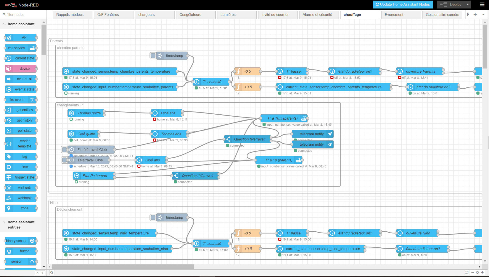 Tutoriel Home Assitant/Nodered - AutoDomo