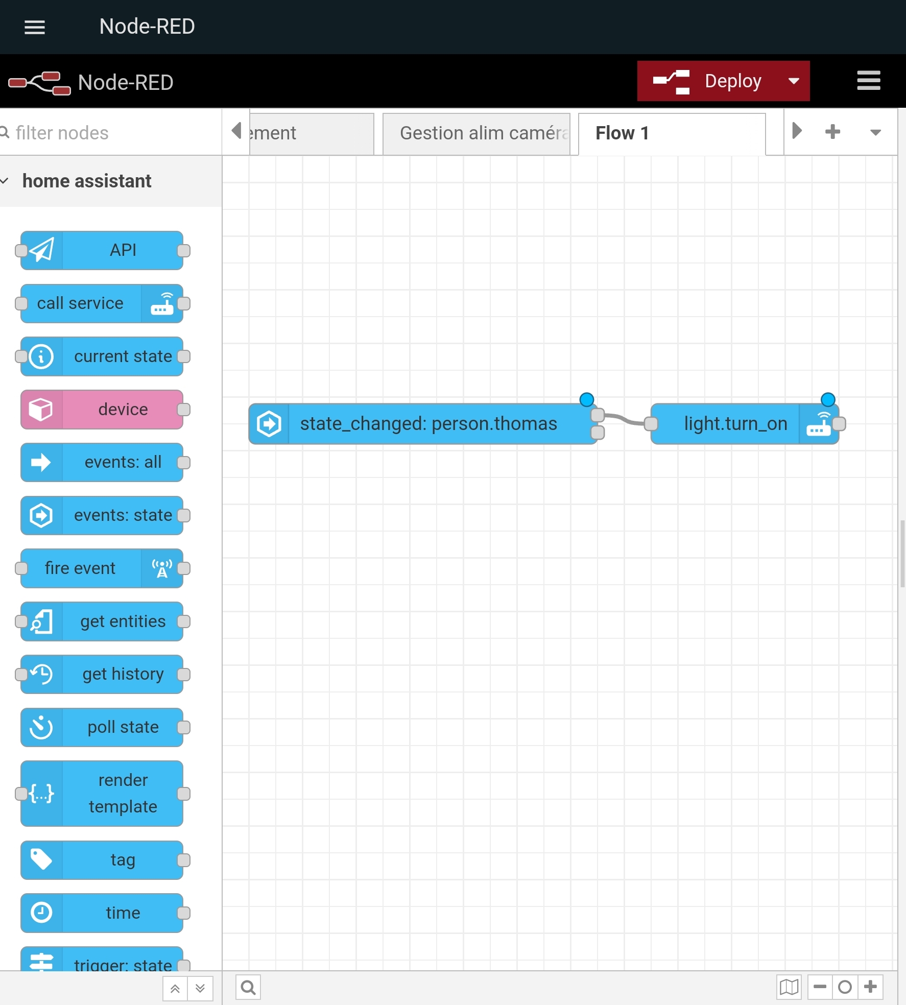 Tutoriel Home Assitant/Nodered - AutoDomo